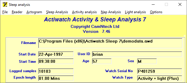 Actiwatch Mini - CamNtech